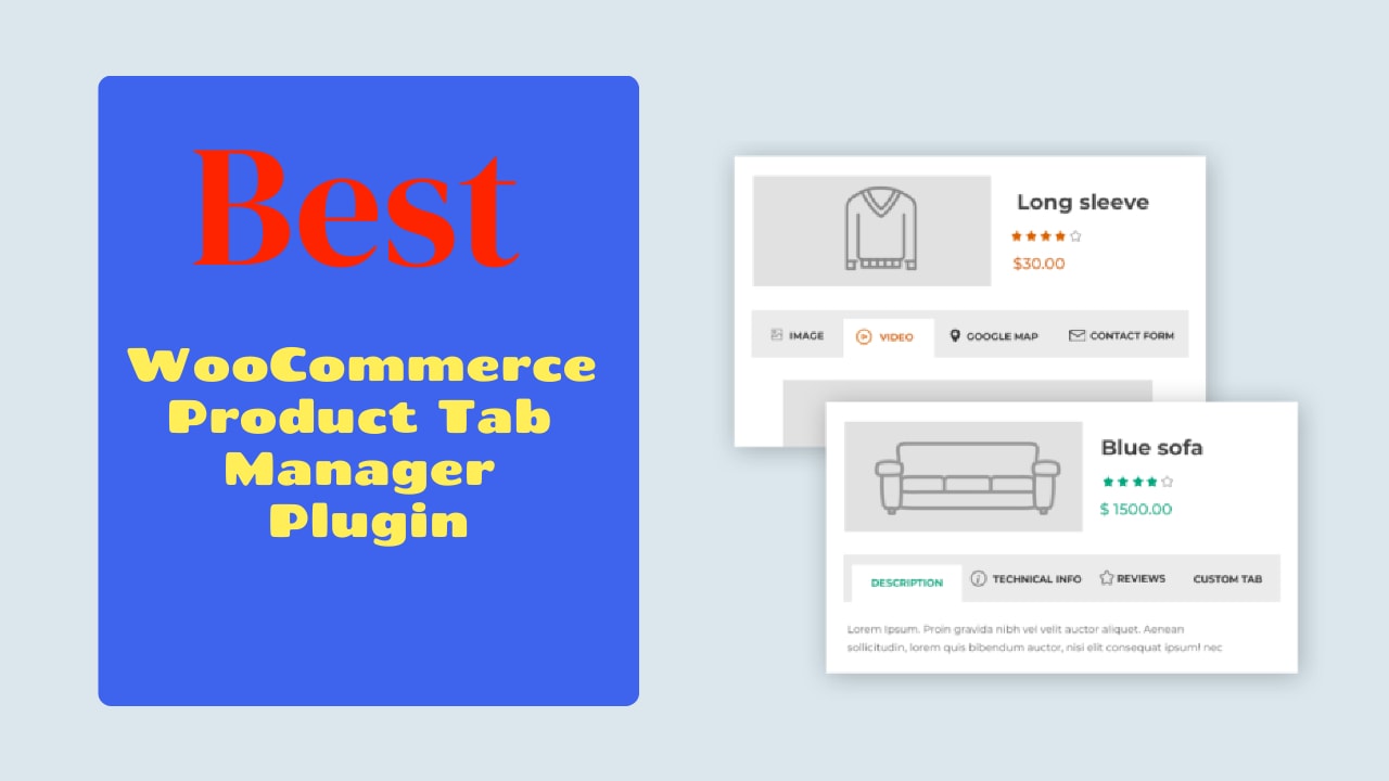 Best WooCommerce Product Tab Manager Plugin (Free & Paid)