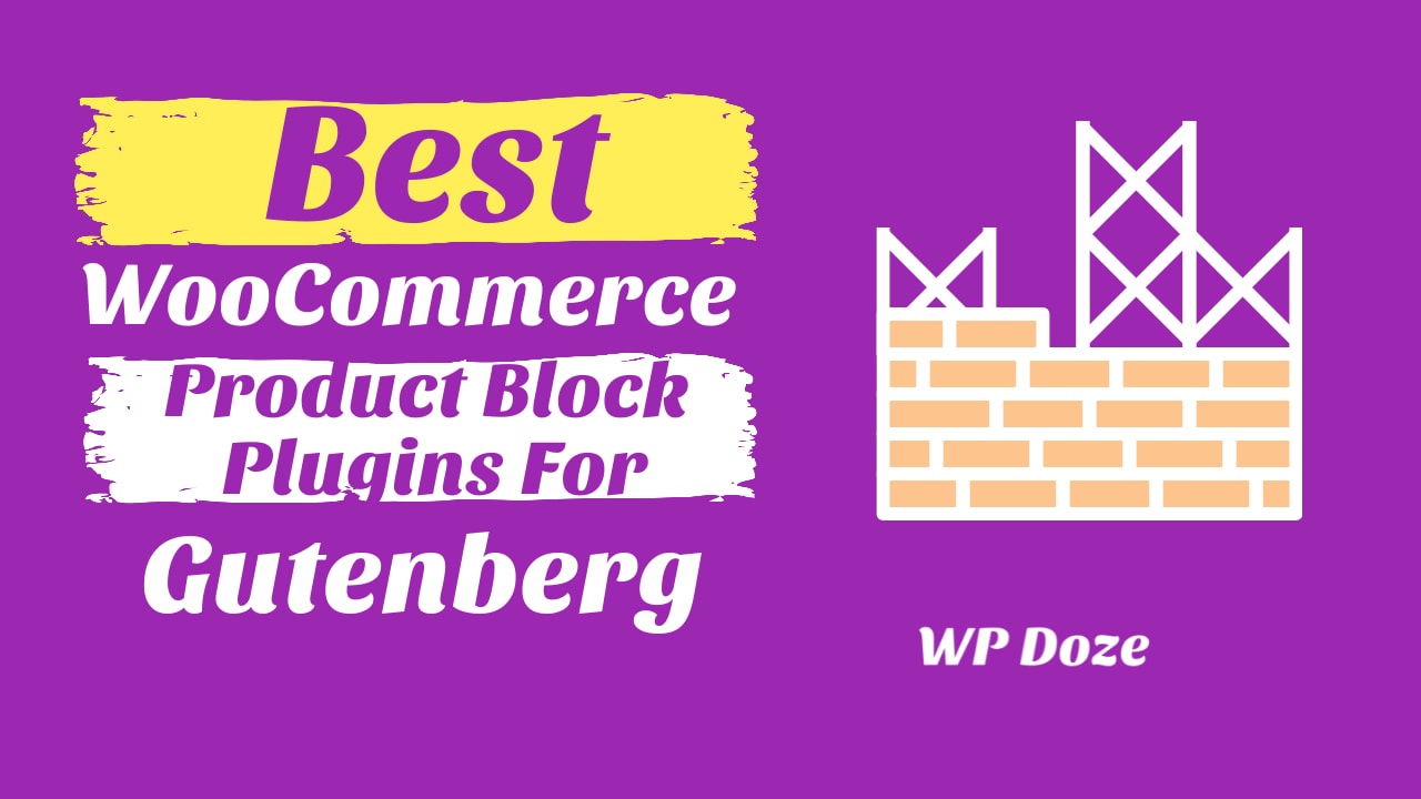Best Woocommerce Product Block Plugins For Gutenberg